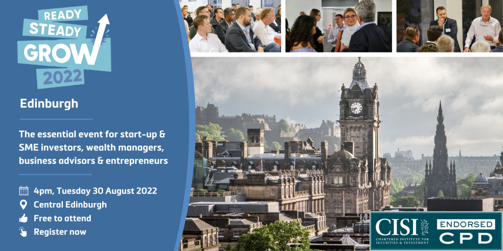 Ready Steady Grow! 2022 - Edinburgh Tuesday 30 August from 16:00 - EISA
